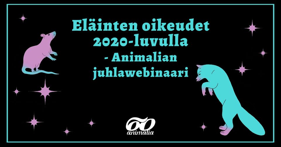 Eläinten oikeudet 2020-luvulla - Animalian juhlawebinaari | Animalia